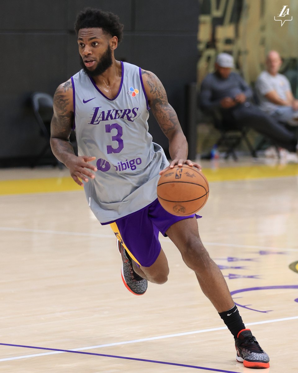 Los Angeles Lakers on Twitter: "Taylor Funk, Jamarius Burton, Nathan Mensah & Taevion Kinsey"