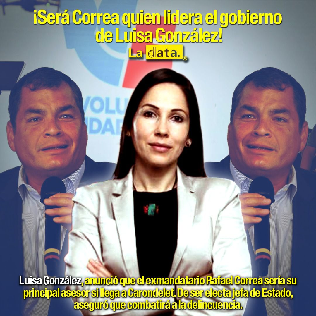 🇪🇨 La Data Ec on Twitter: "#Urgente La candidata presidencial por la Revolución Ciudadana,Luisa ...