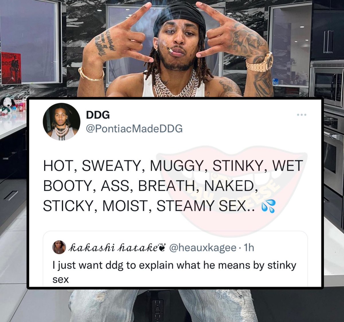 Say Cheese 👄🧀 On Twitter Ddg Explains What He Meant By ‘stinky Sex