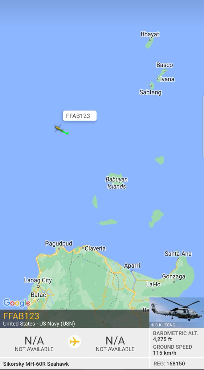 Oceanner on Twitter: "🇺🇲USN FFAB123 168150 #AE4FE6 with #CVW5, USS Ronald Reagan #Batanes ...