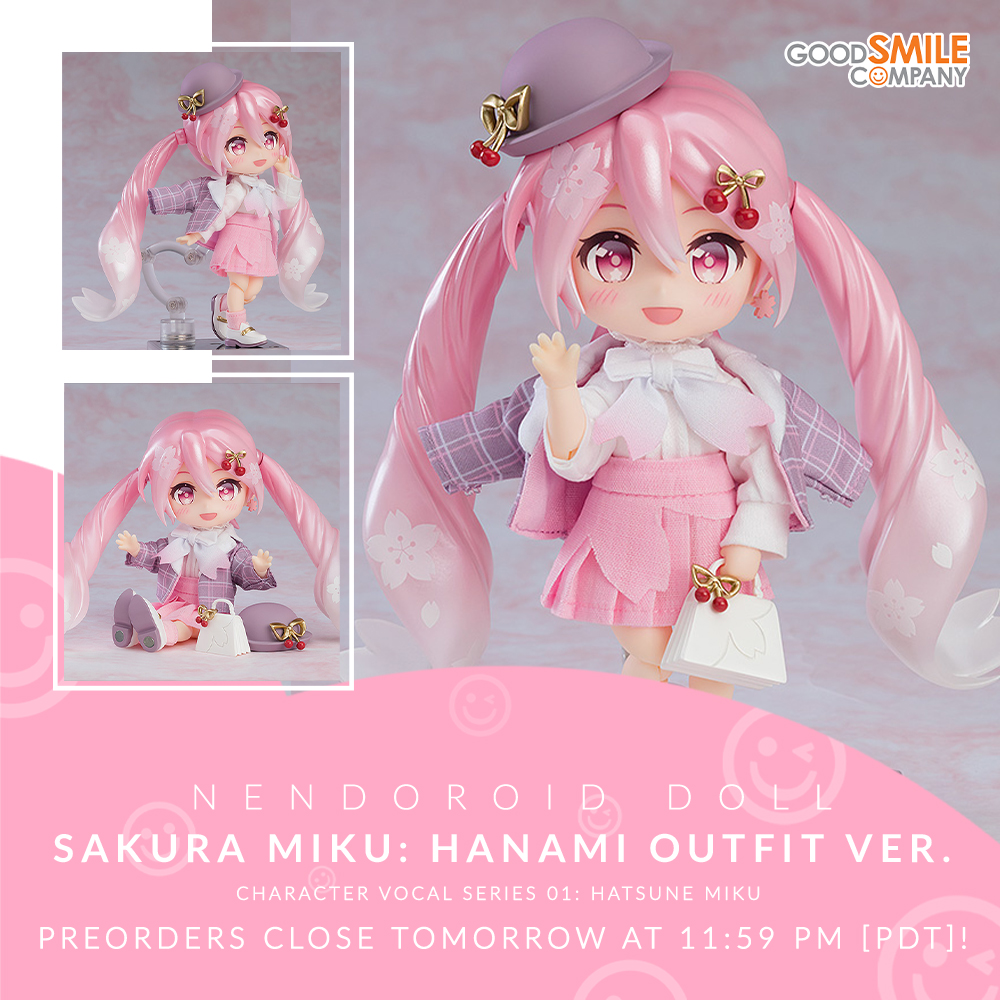 GoodSmile_US on Twitter: "Preorders for Nendoroid Doll Sakura Miku: Hanami Outfit Ver. from ...