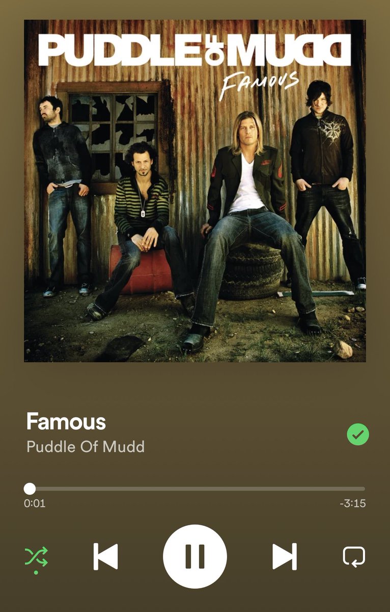 Puddle Of Mudd Famous
