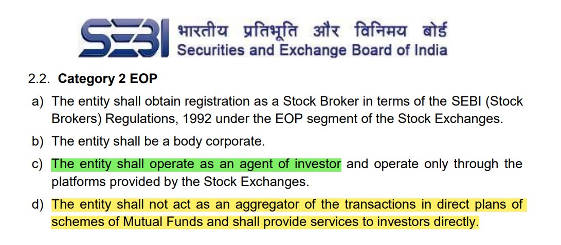 SEBI released the regulatory framework for Execution Only Platforms ...