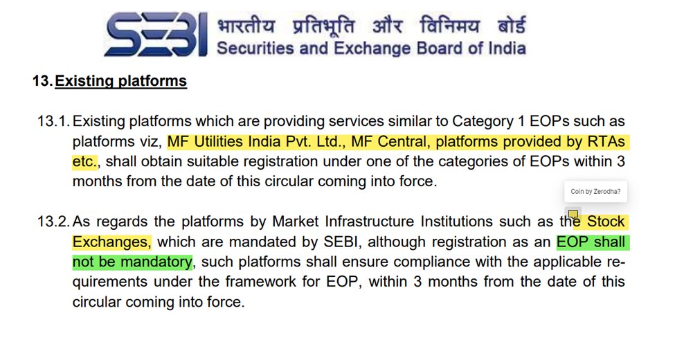 SEBI released the regulatory framework for Execution Only Platforms ...