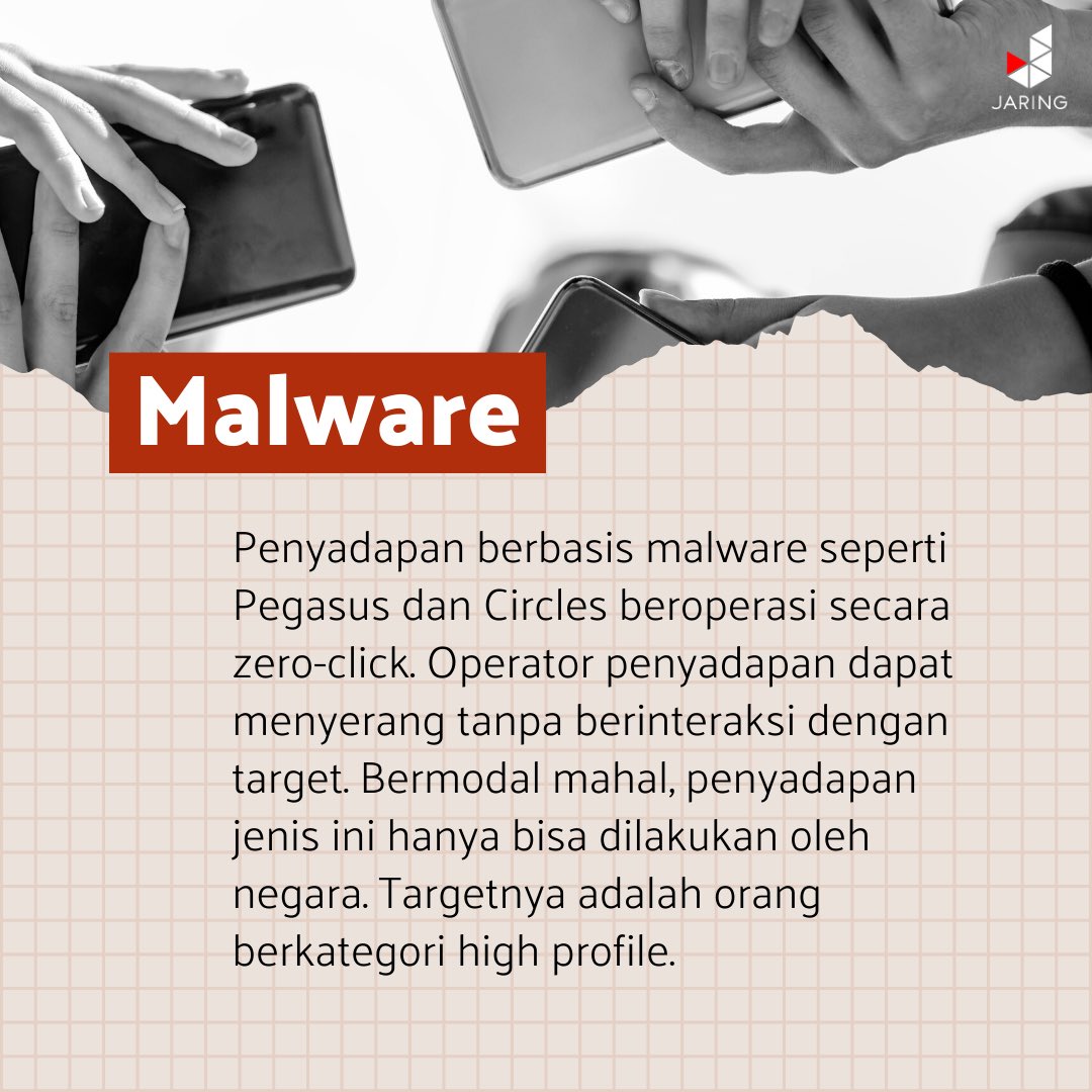 Ada tiga metode penyadapan yang diduga digunakan di Indonesia: loophole intercept, tactical, dan ...
