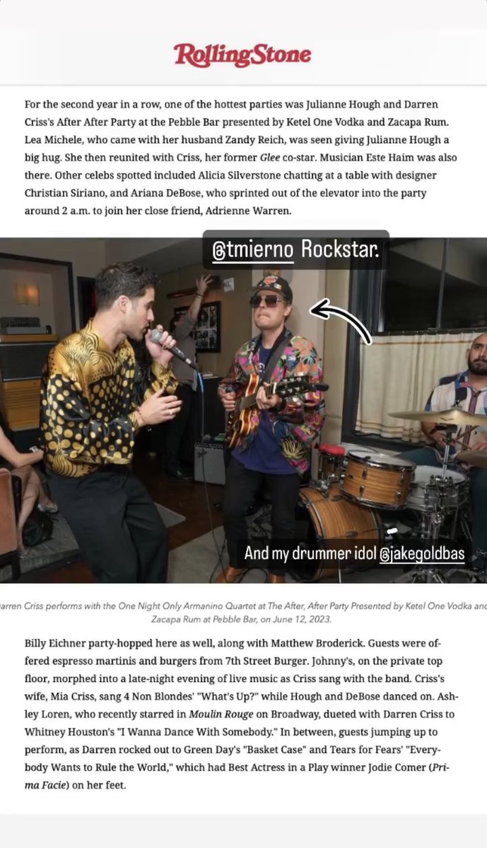 Amazing Darren Criss on Twitter: "Via Ricky Rollins’ IG story @DarrenCriss"