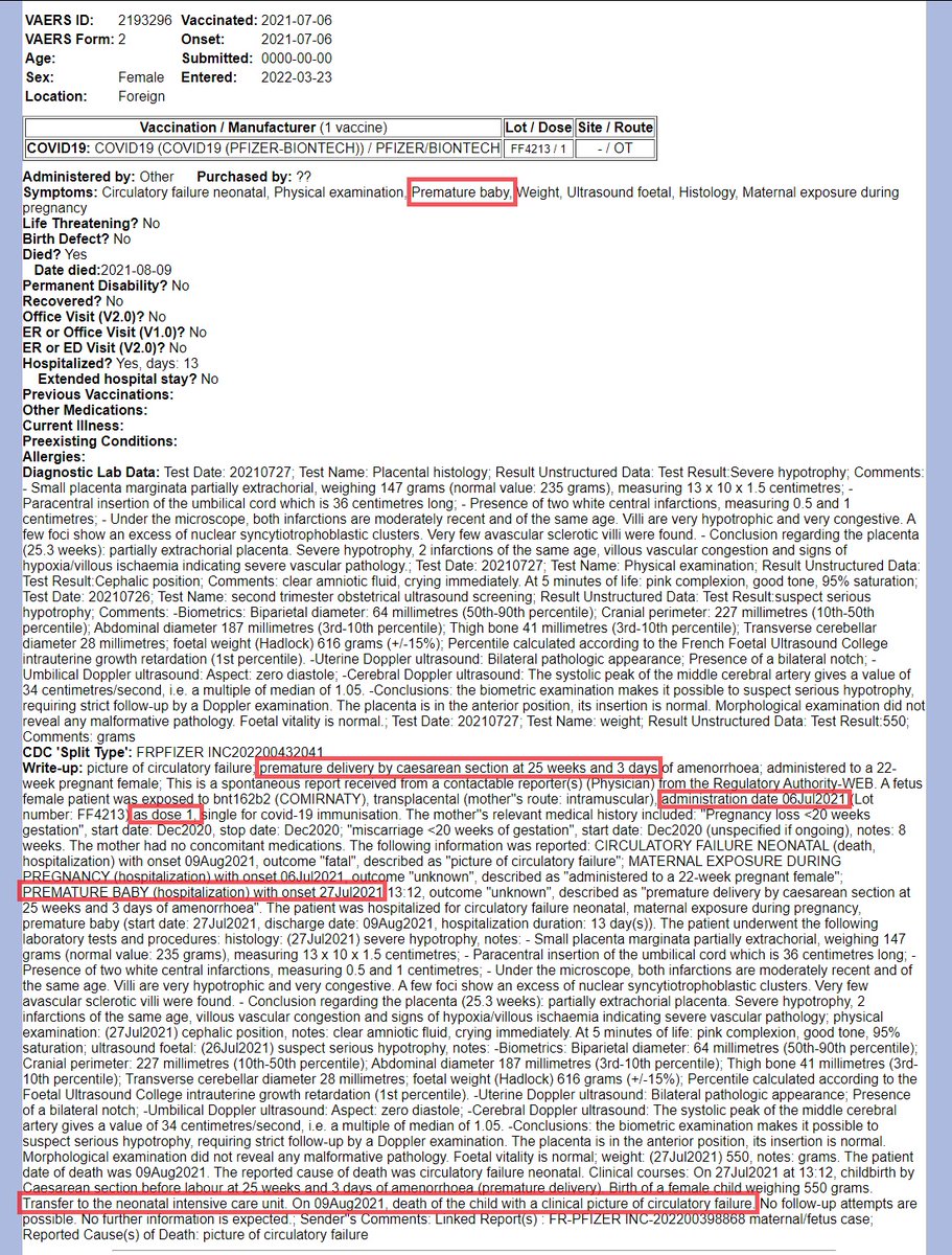 SquintyNoodle on Twitter: "All the people who say VAERS reports are full of misinformation ...