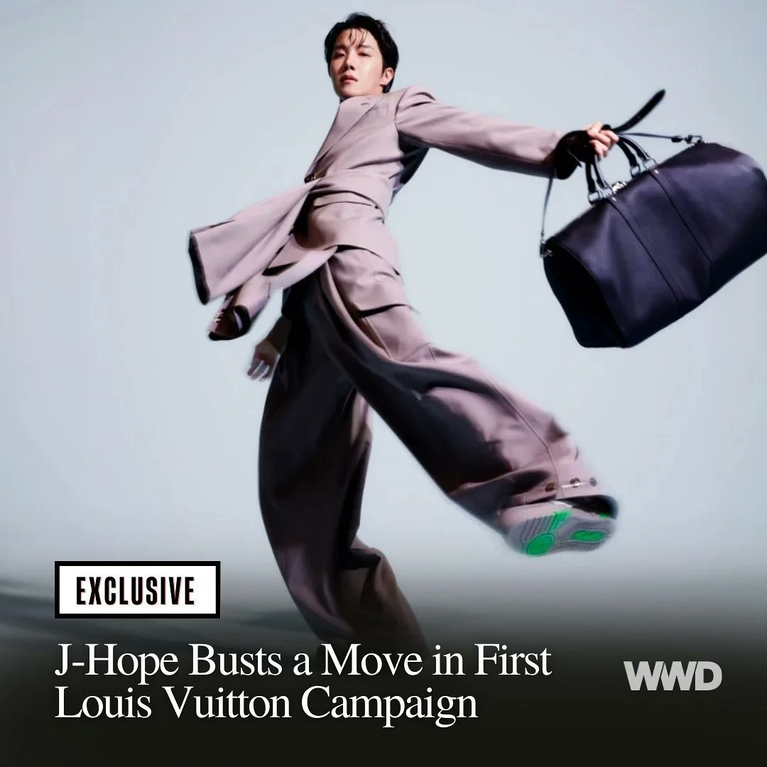 Pannkpop on Twitter: "Louis Vuitton ambassador BTS J-Hope's first campaign pictorial released ...