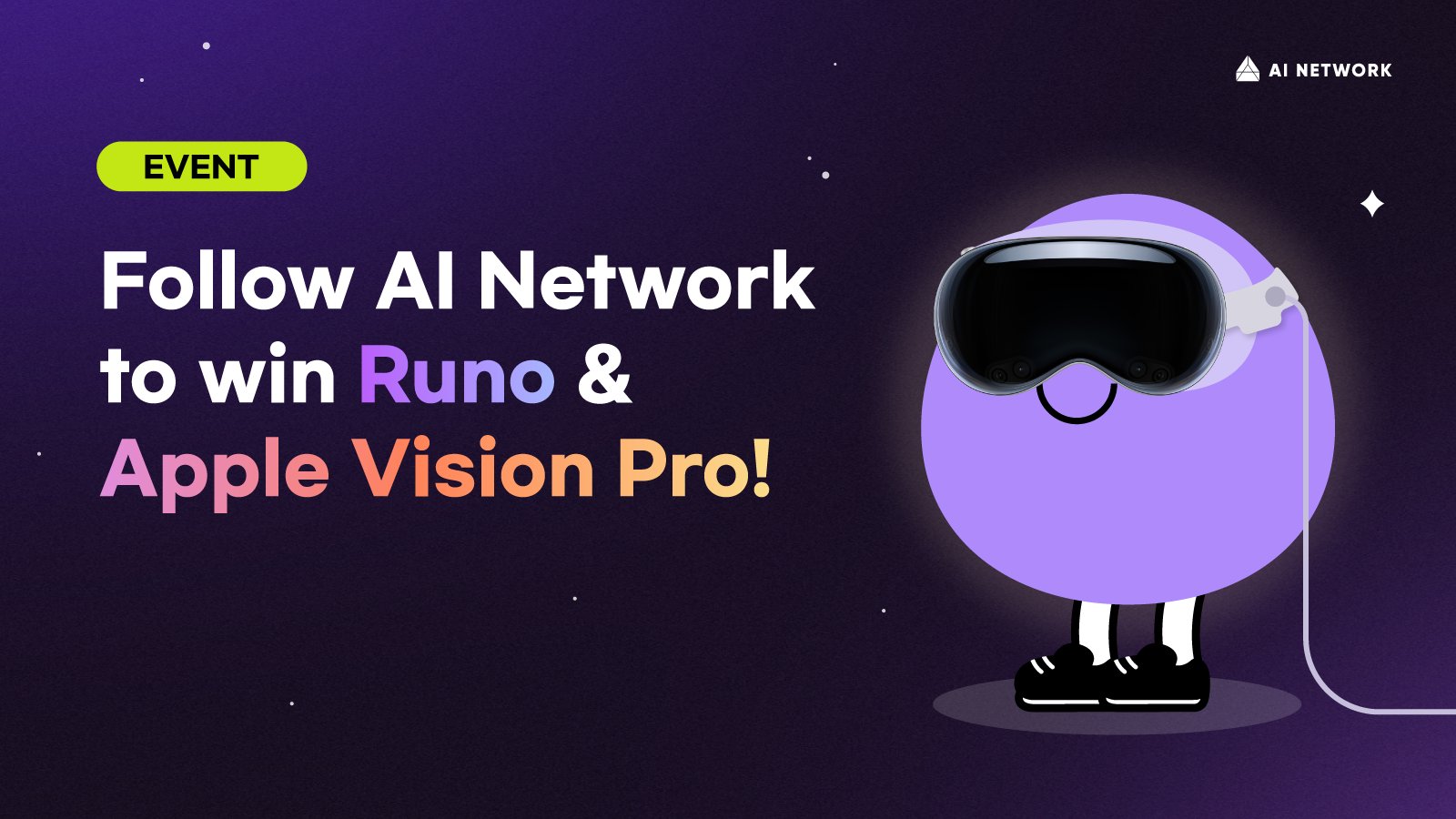 AI Network on Twitter: "Follow AI Network to win #AppleVisionPro!!😎 Level up your visionary ...