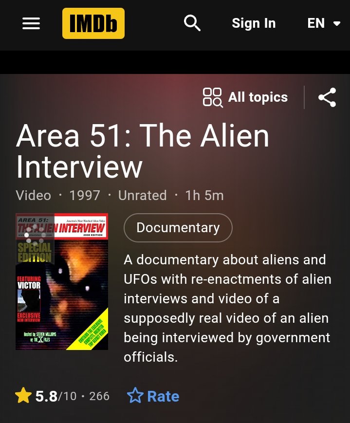 Area 51 Alien Interview Video