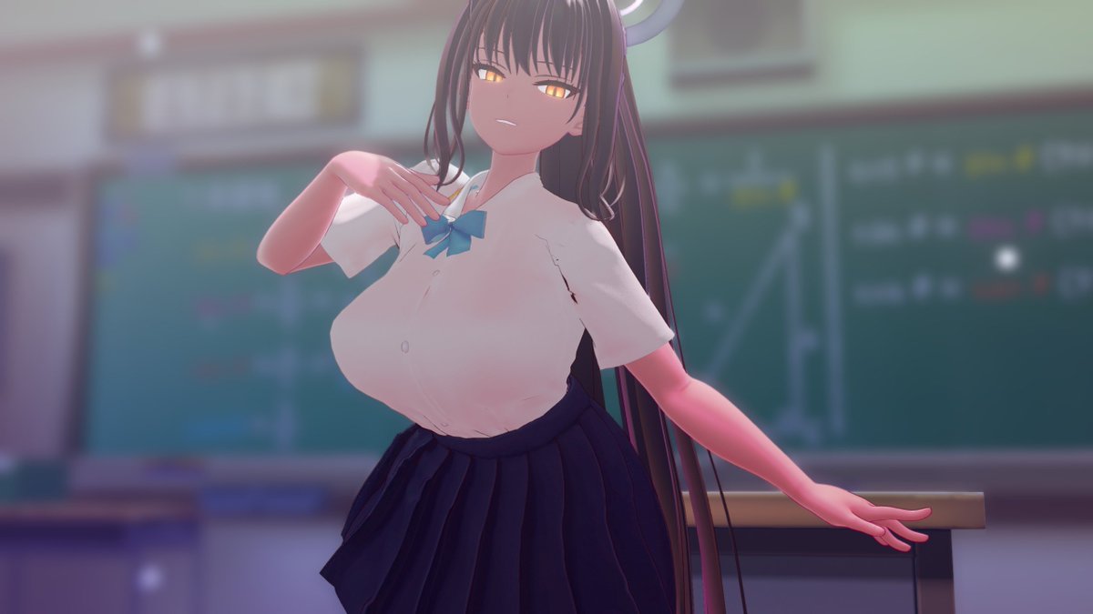 Poltato Rendering on Twitter: "【MMD R18 BlueArchive/4K】 ~《Kakudate Karin (角楯カリン) 》 ~《Hush》~ The ...