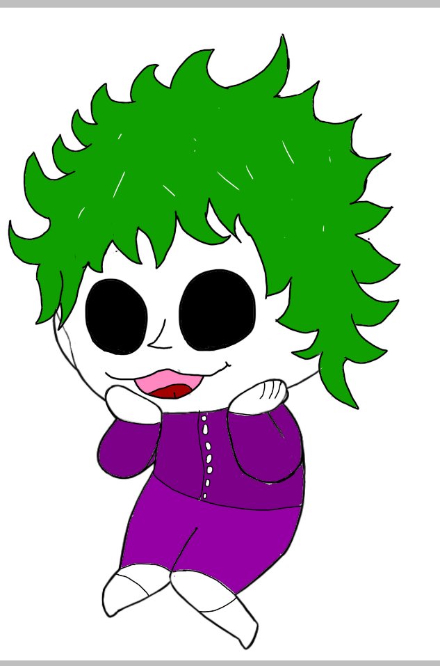 Cute Cartoon Baby Joker