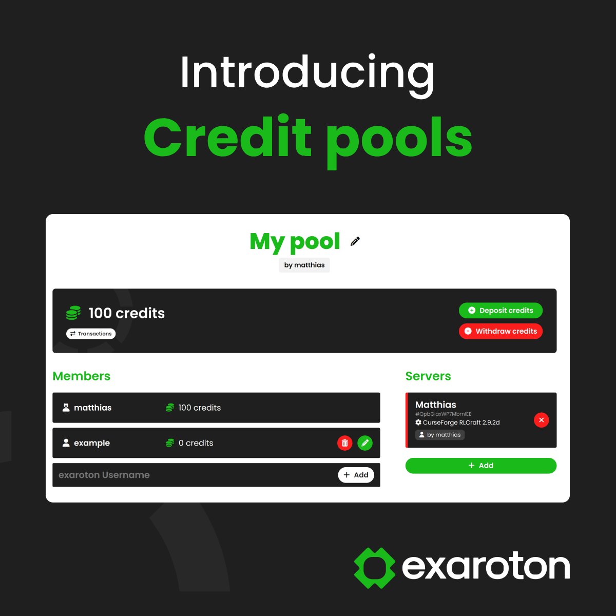 Exaroton Exrade | Home Page Trakti