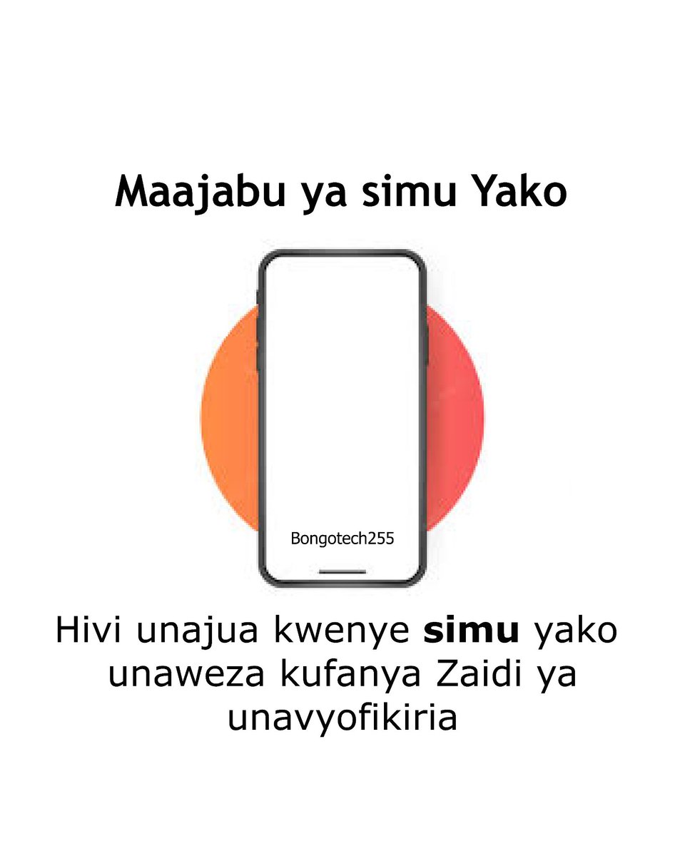 𝗠𝗮𝗮𝗷𝗮𝗯𝘂 𝘆𝗮 𝘀𝗶𝗺𝘂 𝘆𝗮𝗸𝗼 𝘂𝗹𝗶𝘆𝗼𝗸𝘂𝘄𝗮 𝘂𝘆𝗮𝗷𝘂𝗶 𝗸𝗮𝗯𝗶𝘀𝗮!!! Wapwa Hivi mnajua simu ...