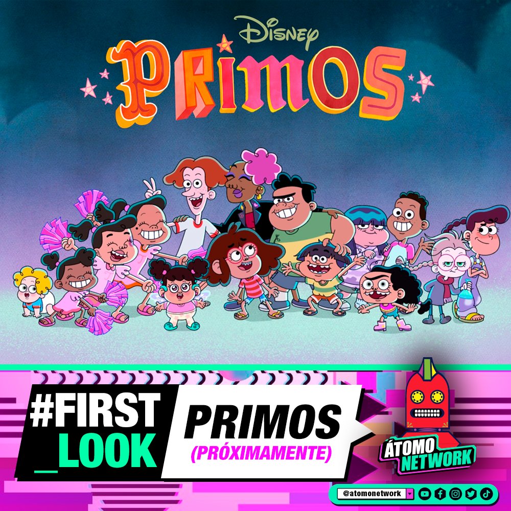 Átomo Network on Twitter: "Mira el primer vistazo de #Primos, la nueva serie animada que se ...