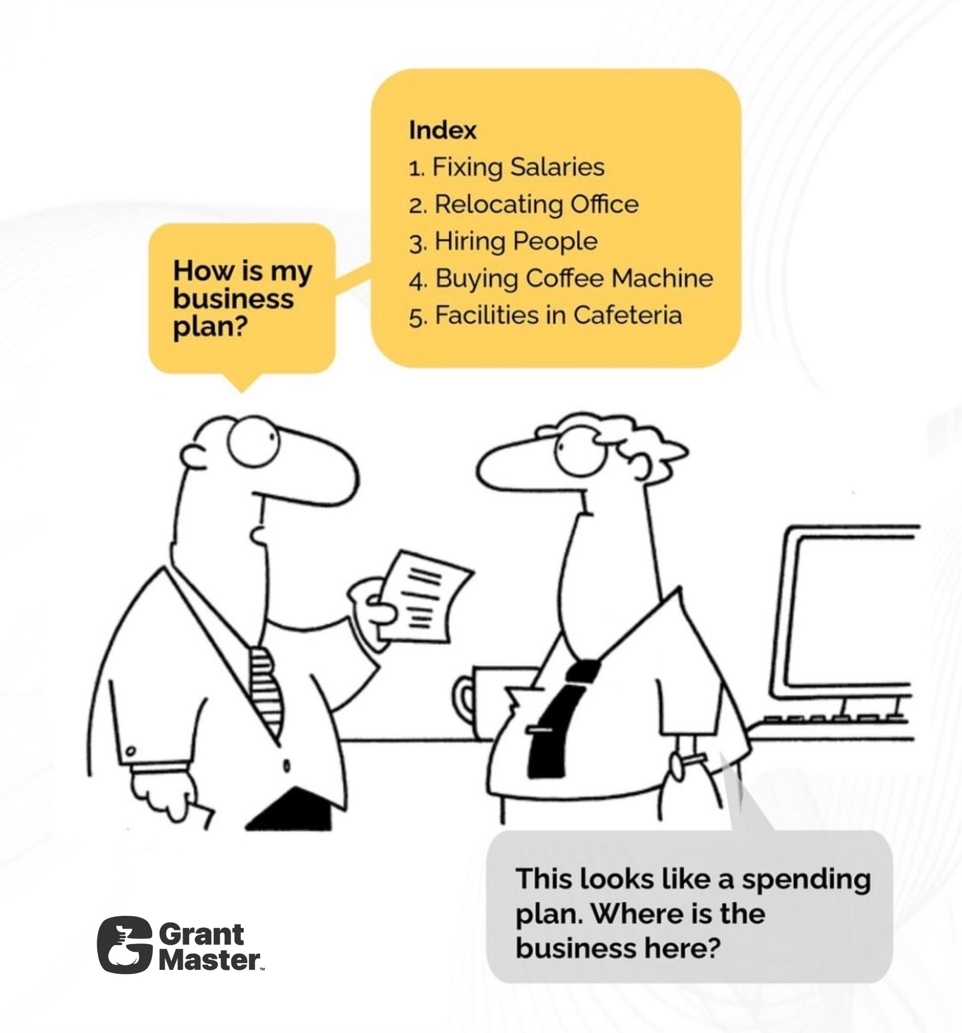 Business Planning Cartoon