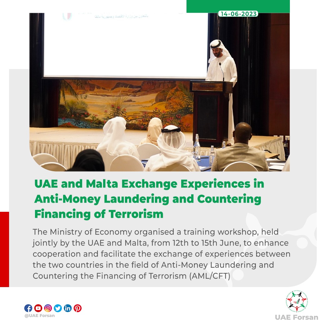 UAE Forsan on Twitter: "UAE and Malta Exchange Experiences in Anti-Money Laundering and ...