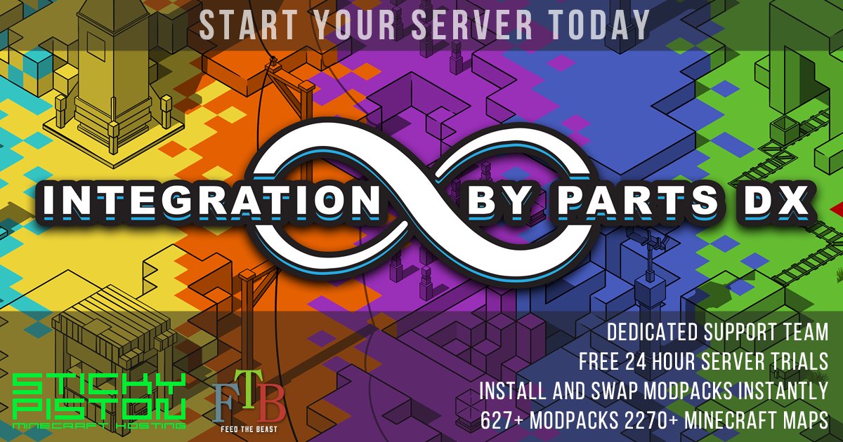StickyPiston Hosting on Twitter: "BRAND NEW! FTB Integration by Parts DX takes overlooked ...