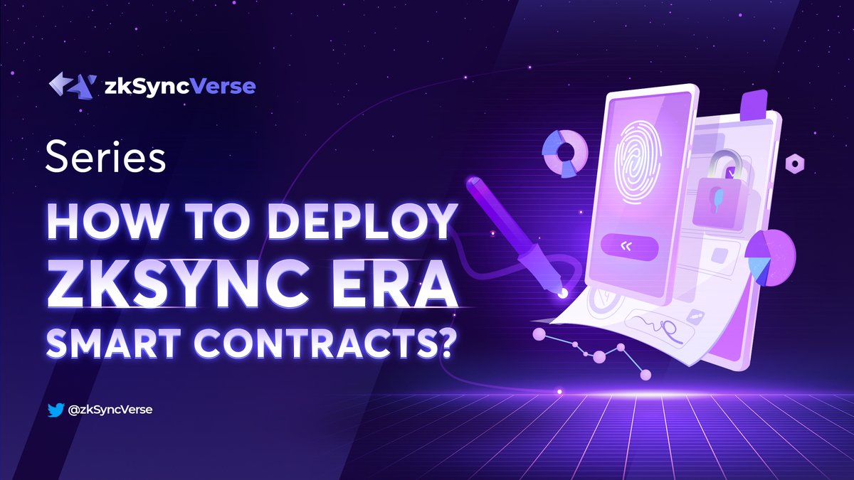 zkSync Verse ∎ on Twitter: "🔥Series How To Deploy zkSync Era smart contracts?🔥 With @thirdweb ...