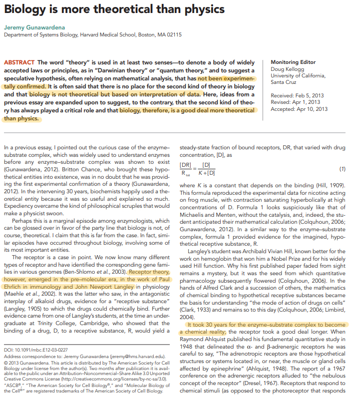 Niko McCarty 🧫 on Twitter: "Day 6 of great papers & perspectives in biology. "Biology is more ...