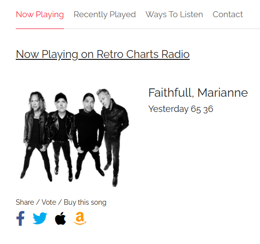 Retro Charts on Twitter: "Sometimes the Radio Data System doesn't quite get it right! But who is ...