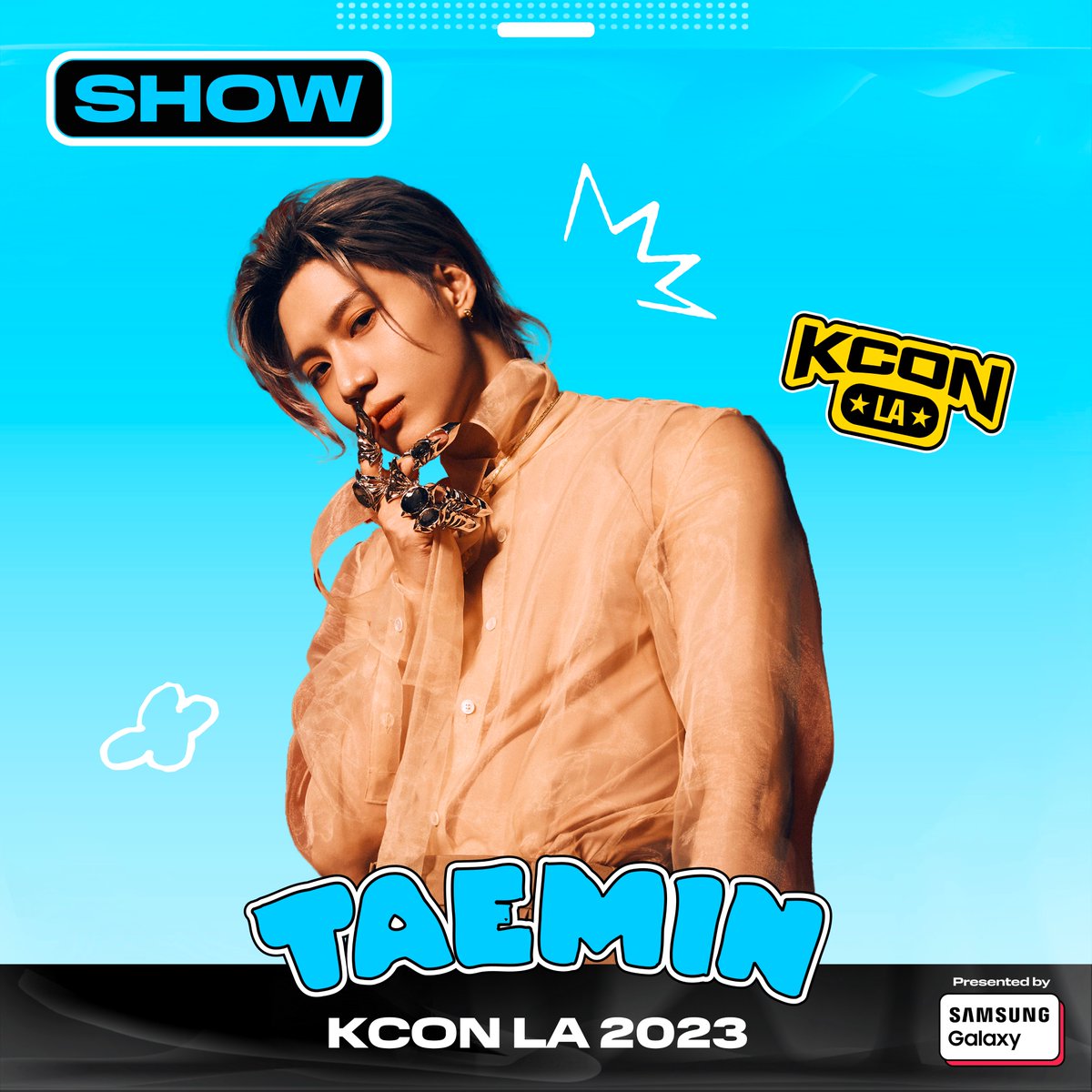 KCONUSA on Twitter: "[ #KCONLA2023 ] ARTIST LINEUP #TAEMIN 🎈 KCON LA 2023 8.18.~8.20. Let’s # ...