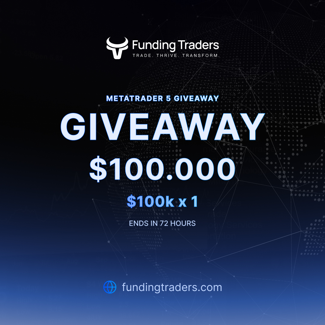 FundingTraders.com on Twitter: "Huge $100k Account 🫶 ️ ️ MT5 Celebration Giveaway 🎉🎉 1) Like ...