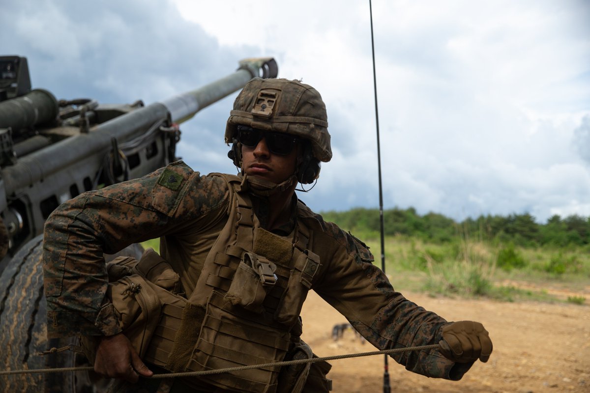 Pacific Marines on Twitter: "ARTP 23.1 #PacificMarines with @3d_Marine_Div fire an M777 Howitzer ...