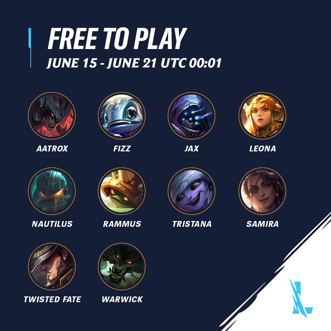 League of Legends: Wild Rift on Twitter: "New challenges await! 💪 Check out this week’s free-to ...