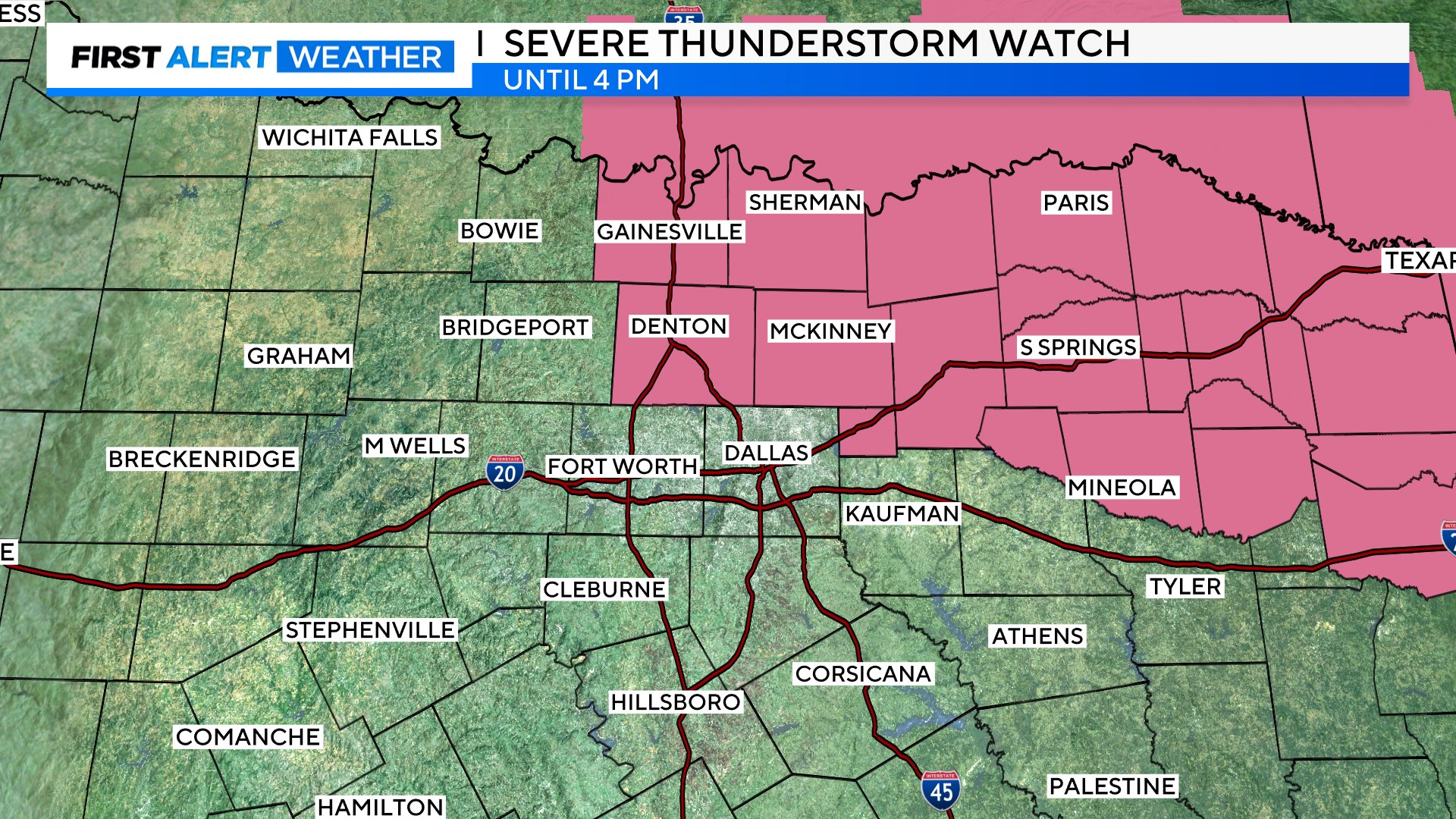Dominic Brown Cbs 11 On Twitter First Alert A Severe Thunderstorm