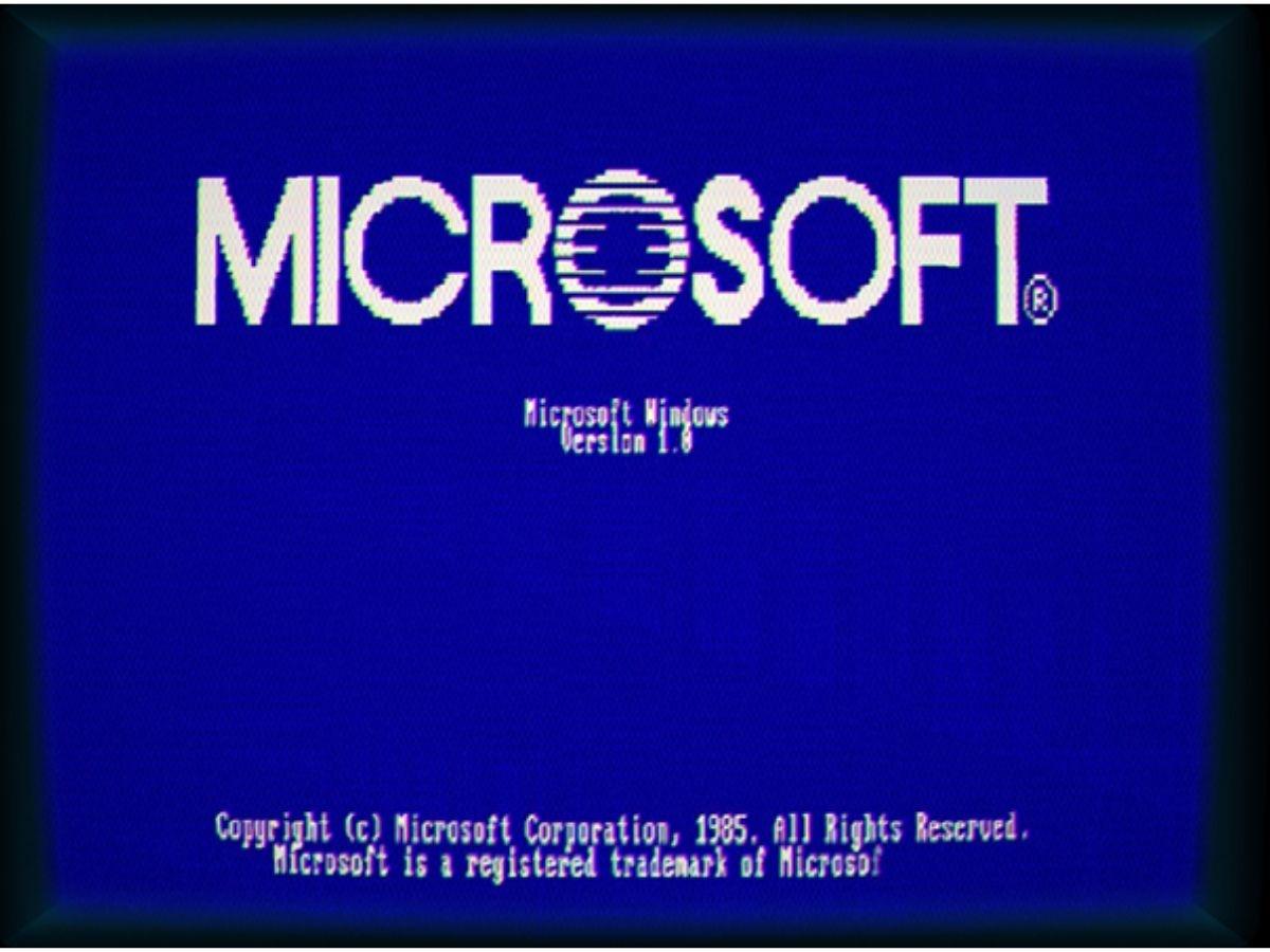 Ticker History 🗞 on Twitter: "The first version of Microsoft $MSFT Windows loading screen"