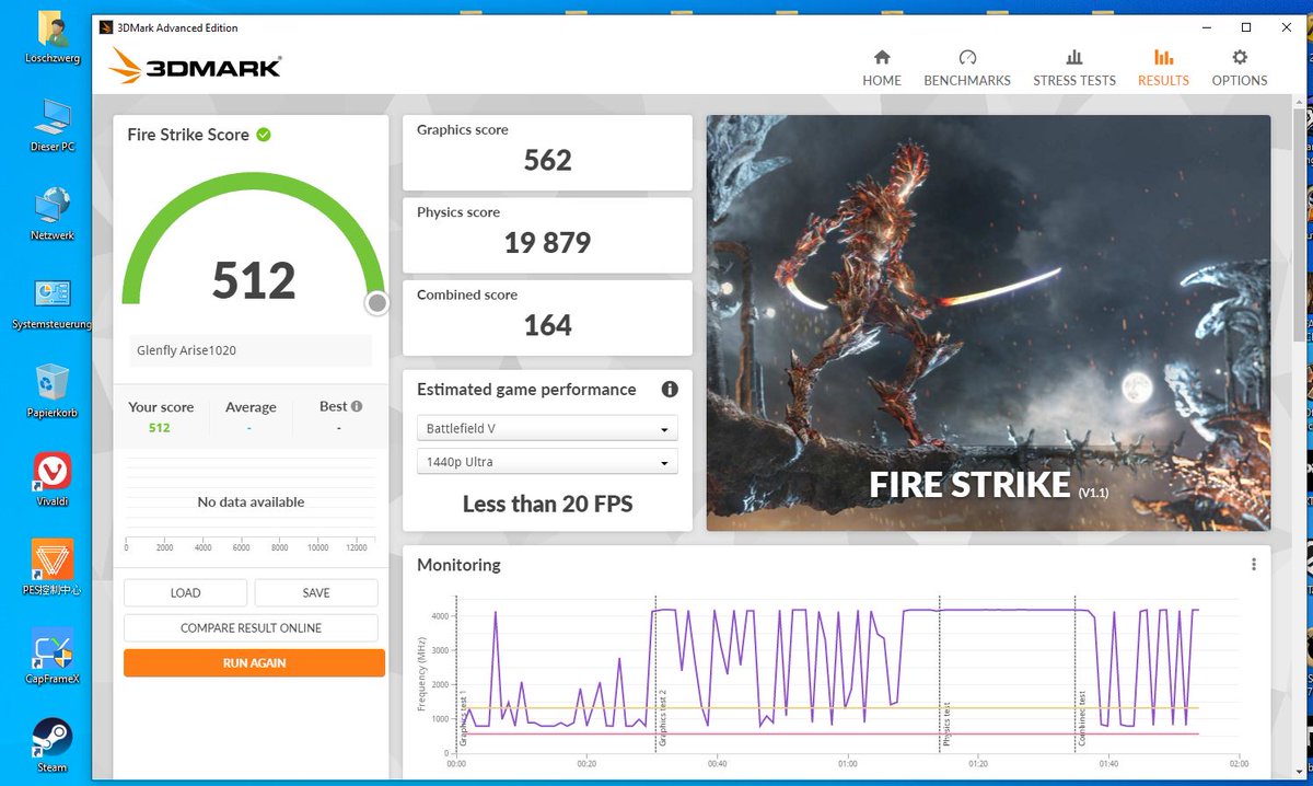 3DCenter.org on Twitter: "RT @Loeschzwerg_3DC: Glenfly Arise 1020 - Benchmark results Fire ...