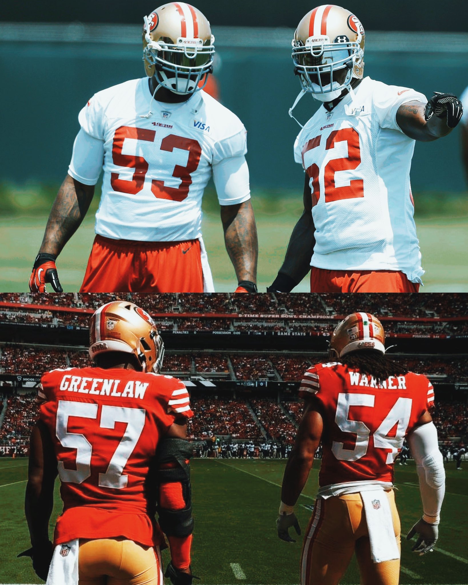 Fondo De Pantalla De Patrick Willis Y Navorro Bowman Patrick Willis