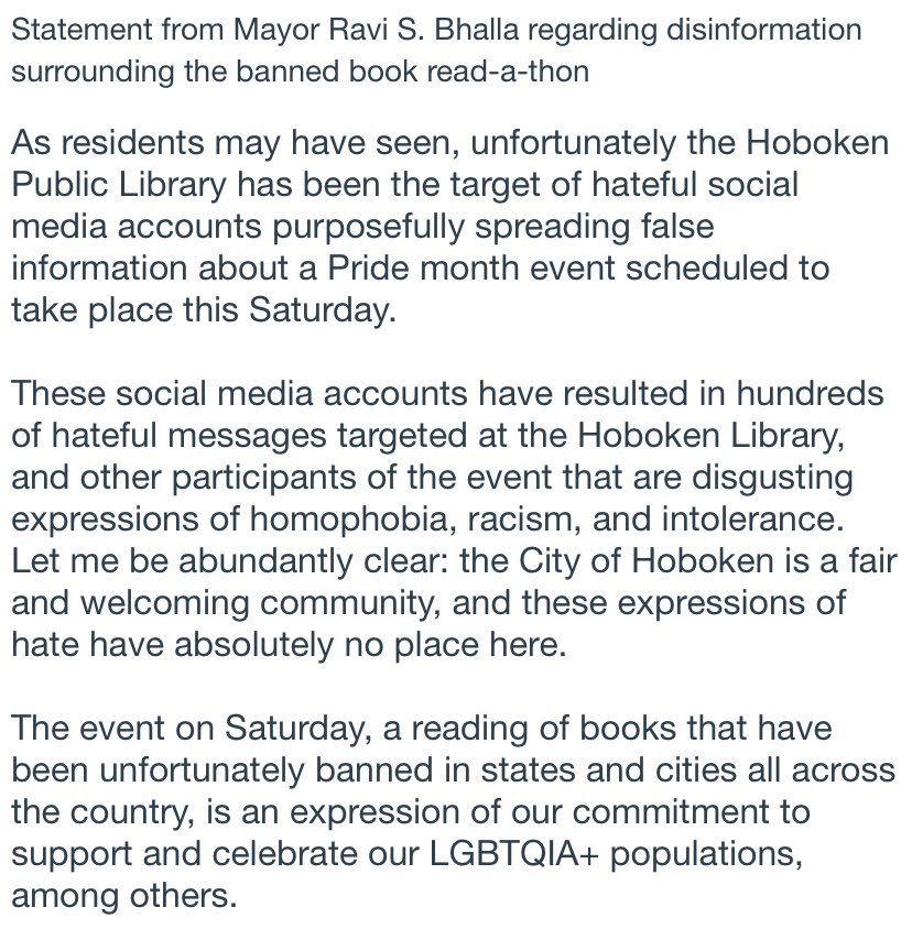 Libs Of Tiktok On Twitter Hobokenlibrary Is Using Tax Dollars In