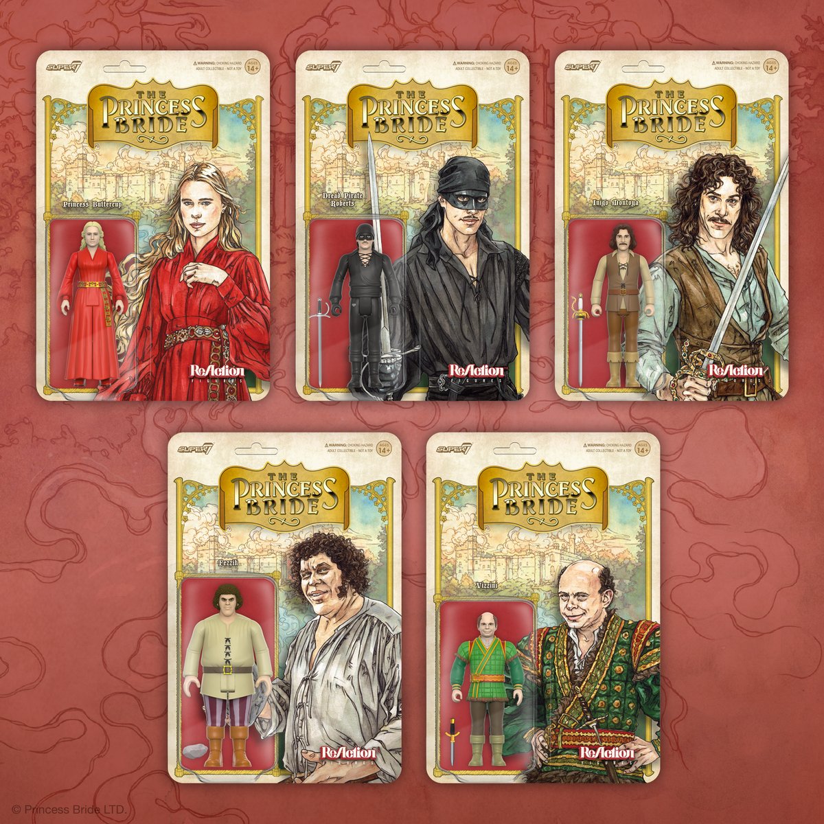 Super7 on Twitter: "It’s INCONCEIVABLE but now these beloved characters from The Princess Bride ...