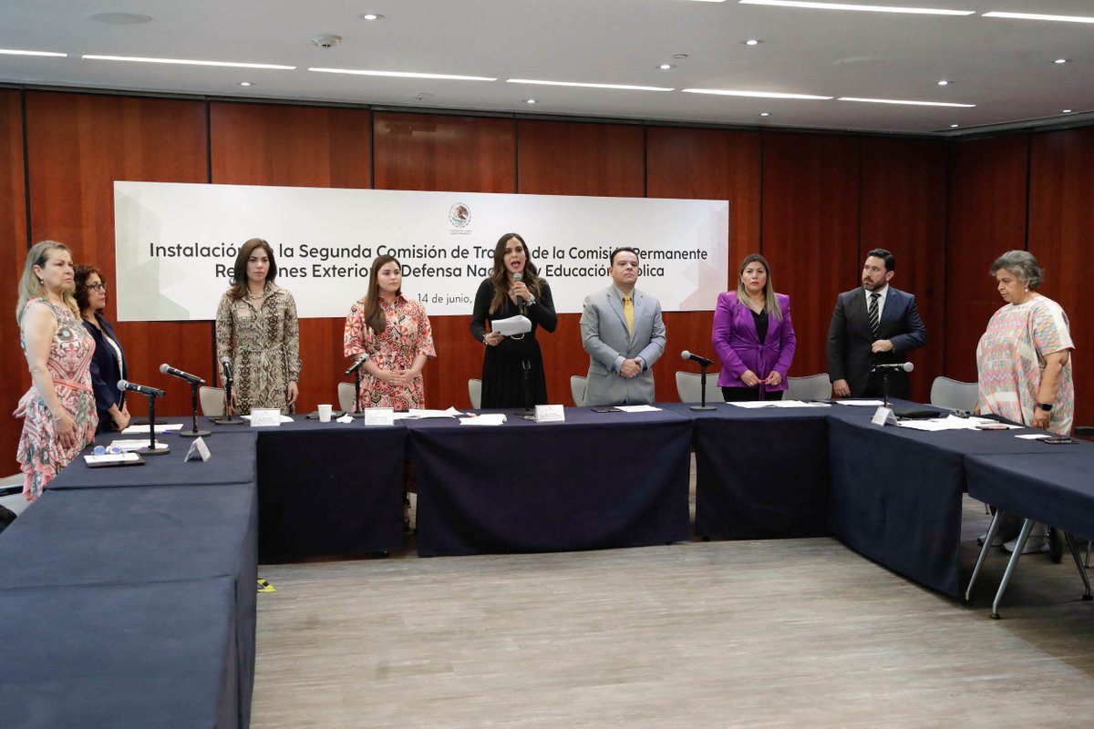 Senado De M茅xico On Twitter 馃摲 Qued贸 Instalada La Segunda Comisi贸n De