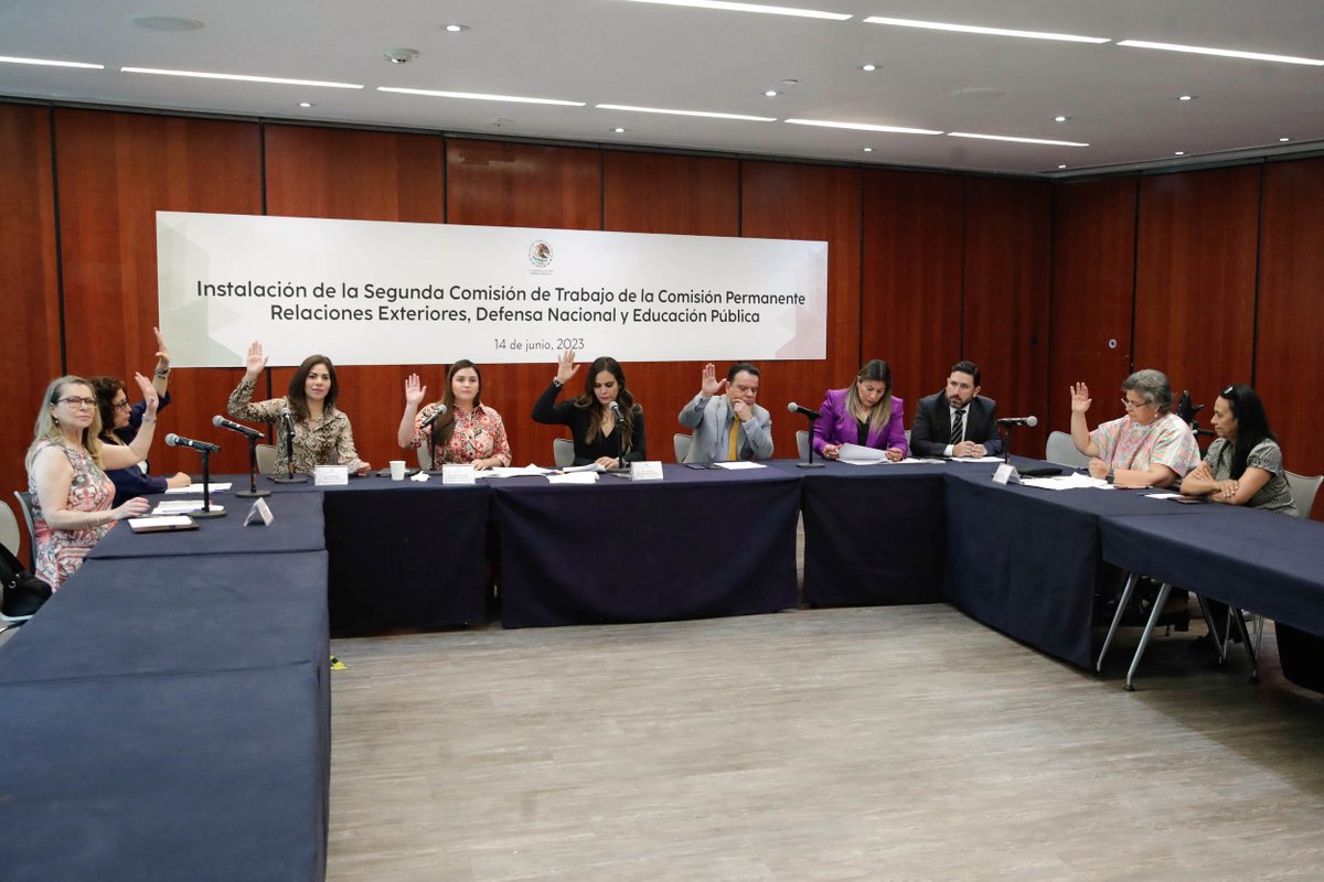 Senado De M茅xico On Twitter 馃摲 Qued贸 Instalada La Segunda Comisi贸n De