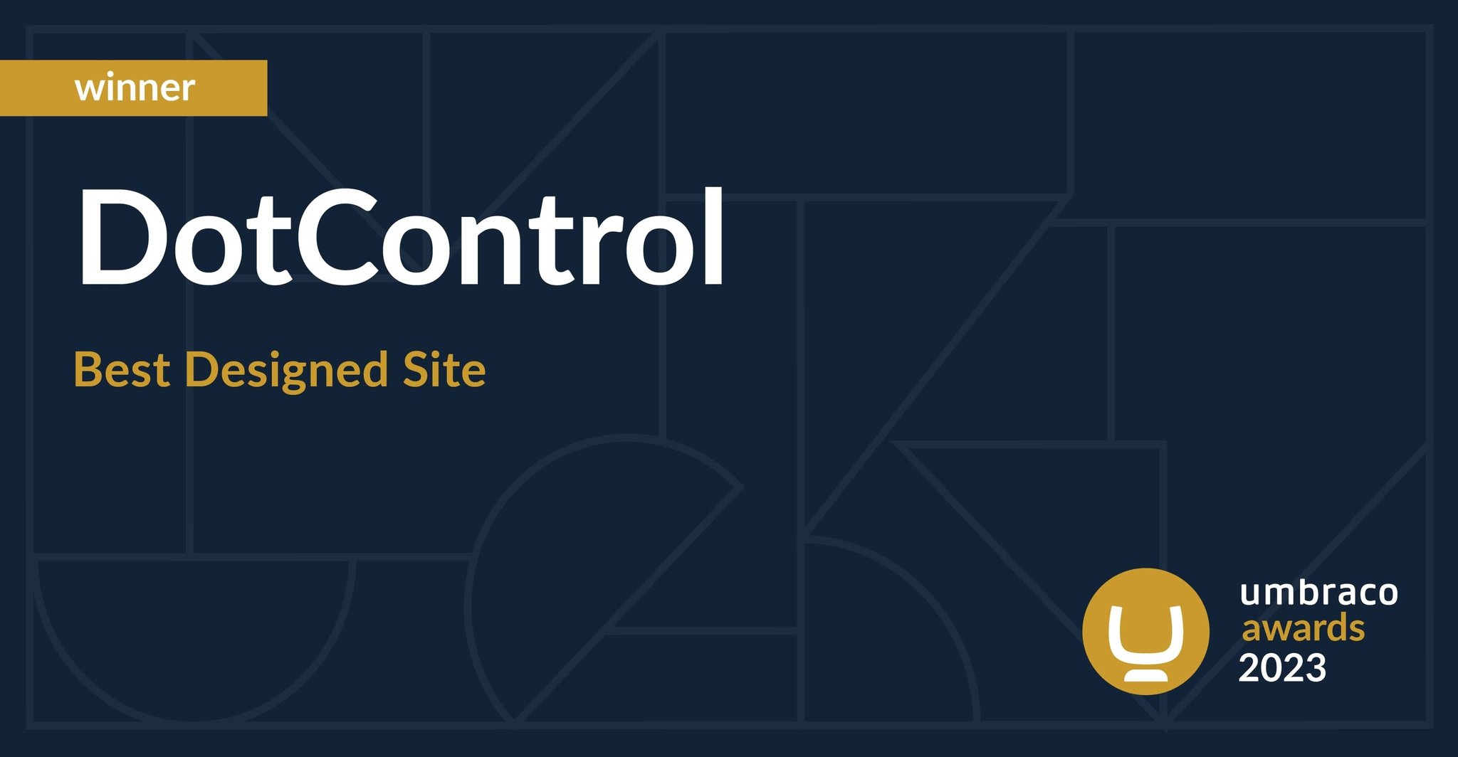 Umbraco HQ on Twitter: "And now it’s time for Best Designed Site. The winner is 🥁 @DotControl ...
