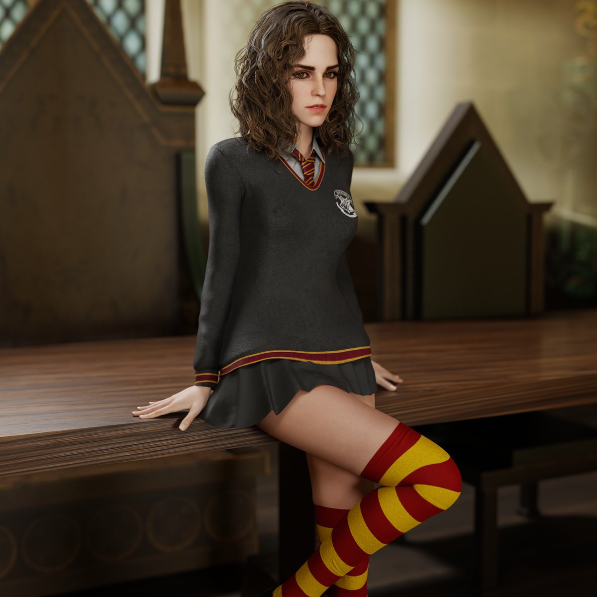SmutBase on Twitter: "RT @MokujinH: Hermione Granger model update is up on @smutbase1 Converted ...