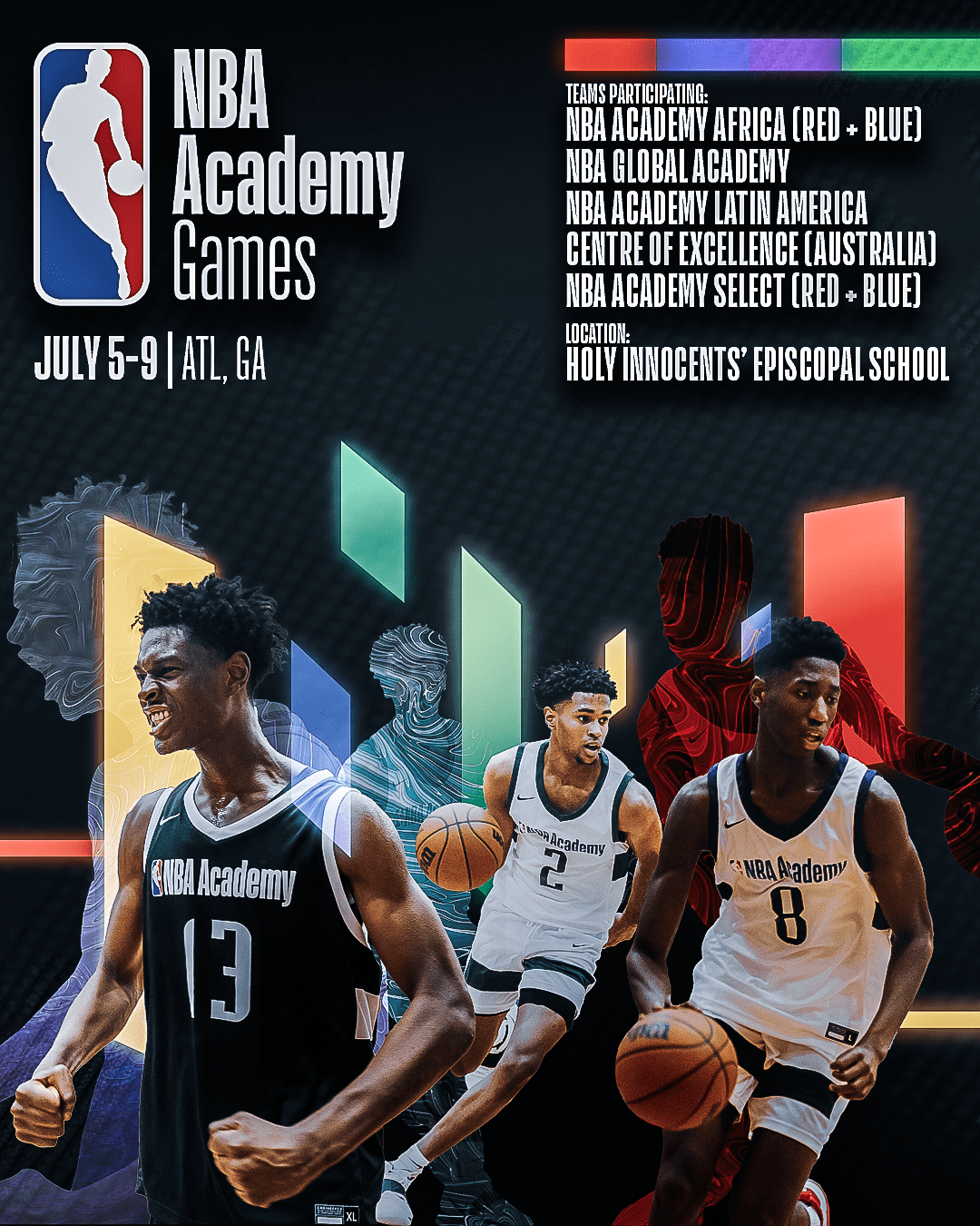 NBA Communications on Twitter: "Top international high school-age players will travel to Atlanta ...