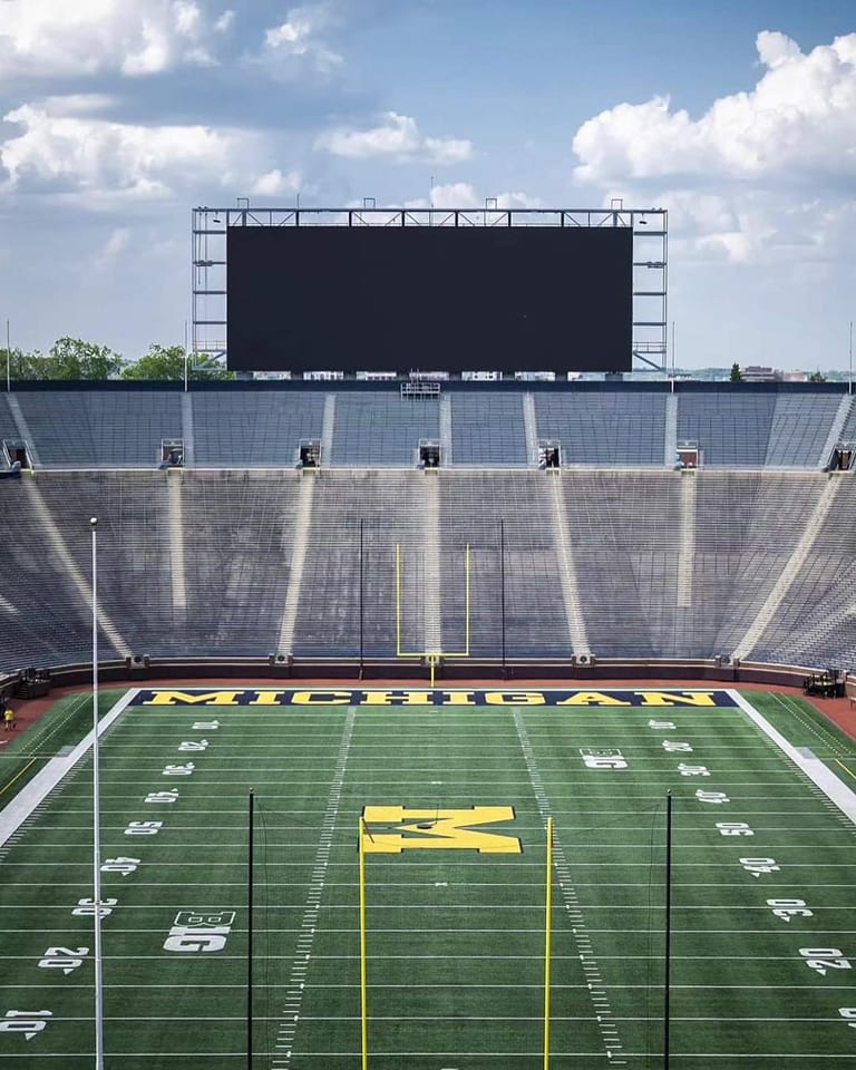 Michigan State Football Stadium Scoreboard
