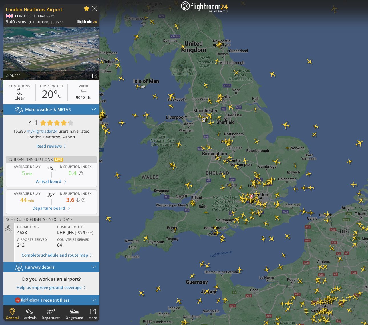 Flightradar24 on Twitter: "Following an air traffic control computer outage affecting flights in ...