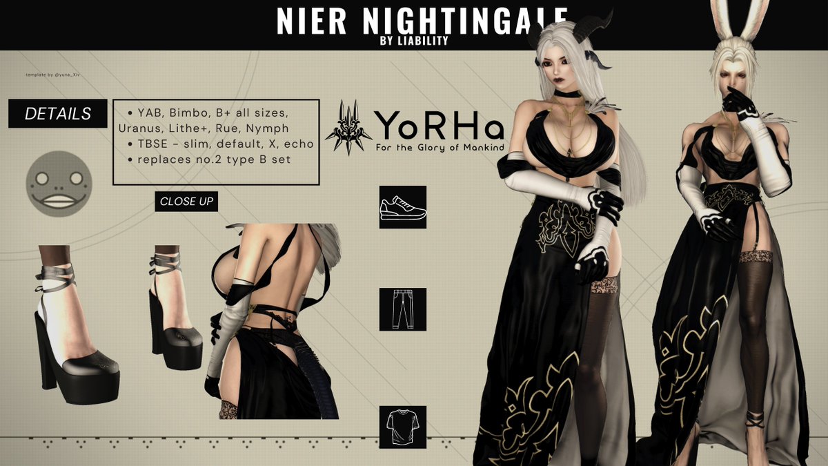 🔞LewdBunni The Year of the Bnuuy🔞🇺🇦 on Twitter: "RT @LiaNightingales: Nier Nightingale - FOR THE ...