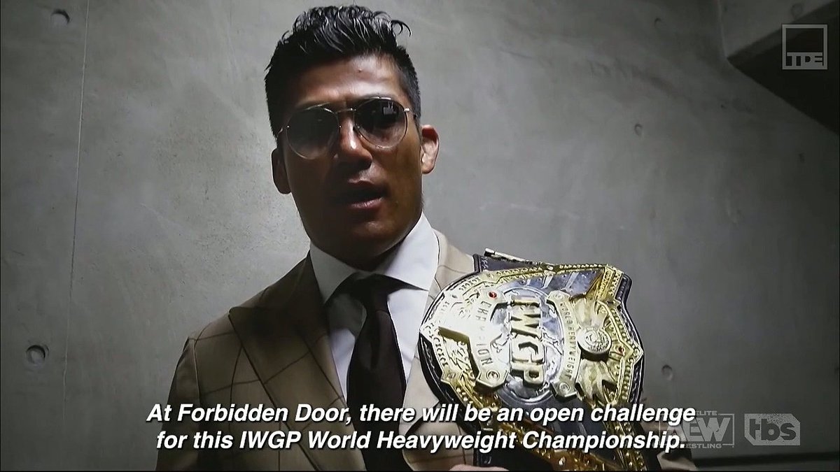 TDE Wrestling on Twitter: "Well, hello, Mr. SANADA. #AEWDynamite #AEWonTBS"