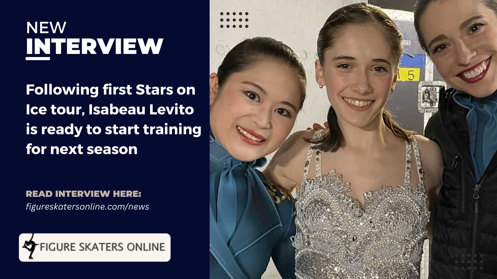 FigureSkatersOnline on Twitter: "Before the final Stars on Ice show, 2023 U.S. Champion Isabeau ...