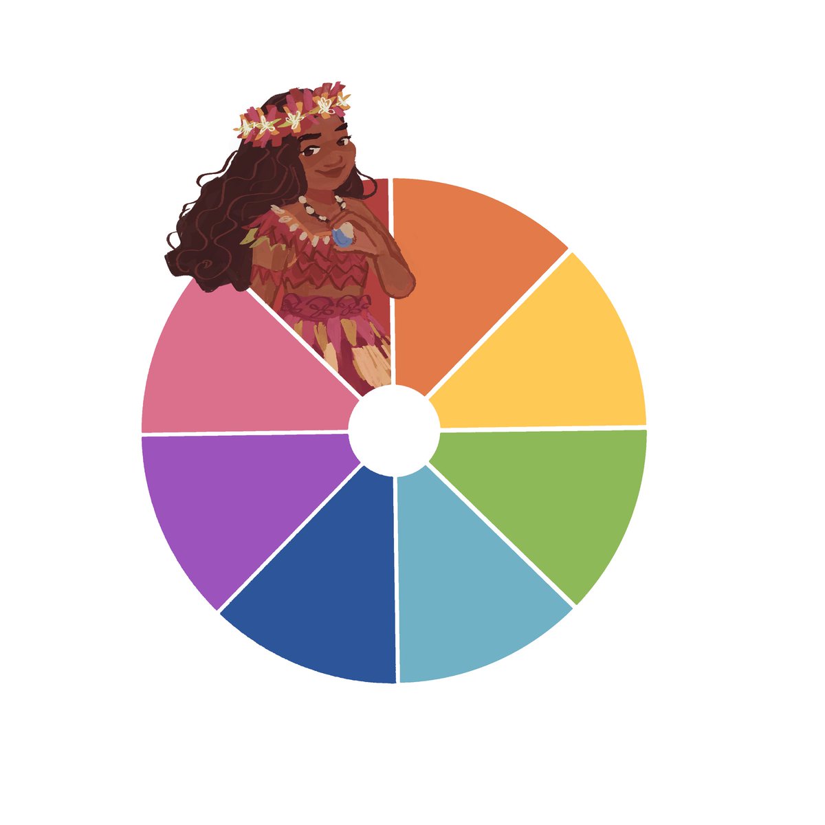 「doing the character color wheel! suggest」|rileeのイラスト