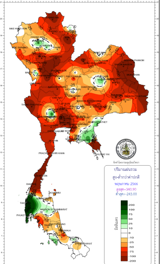 Thailand Climate Map