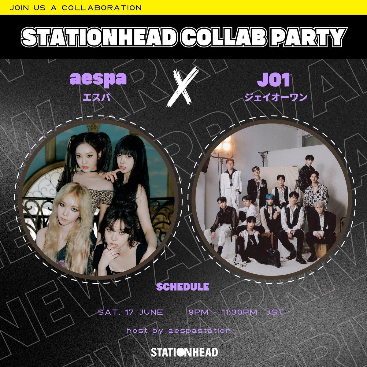 AESPA THAILAND ♡ on Twitter: "RT @aespastationTH: 〖 🎧STATIONHEAD COLLAB 〗 💌 aespa x JO1 ...