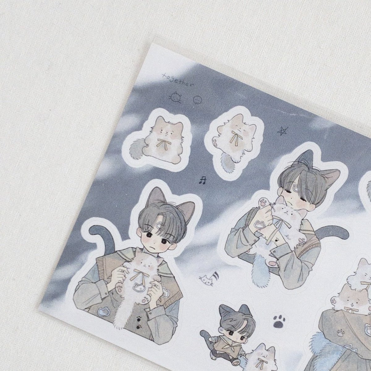 고사리 on Twitter: "| 야광별 스티커 2종 | together 스티커 ⬇️ 포포 둘러보기 https://m.smartstore.naver.com ...