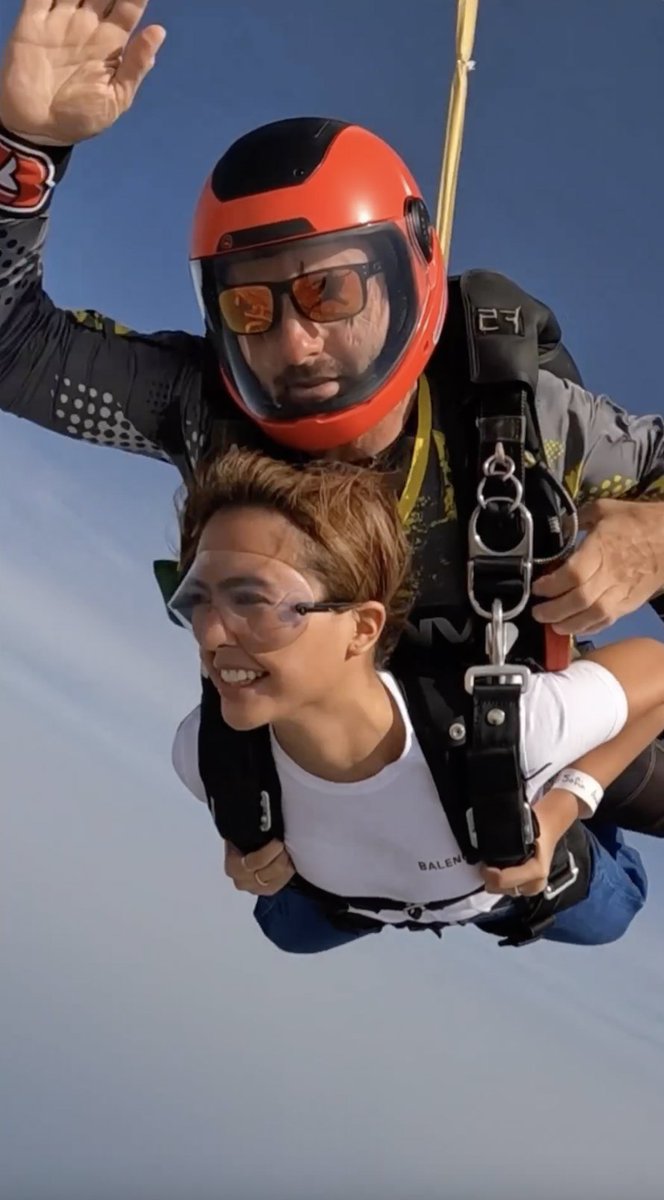 Inquirer on Twitter: "SHE DID IT 👏 LOOK: Sofia Andres ticks skydiving off her bucket list in ...